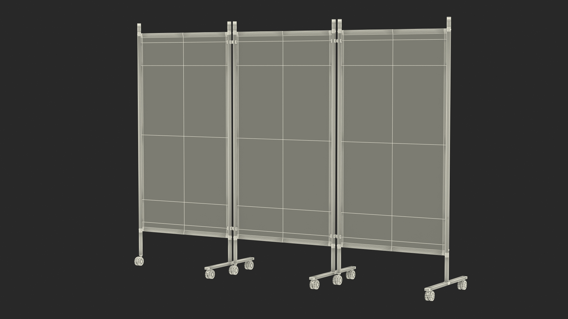 3D Privacy Screen For Doctors Office White - TurboSquid 2068899