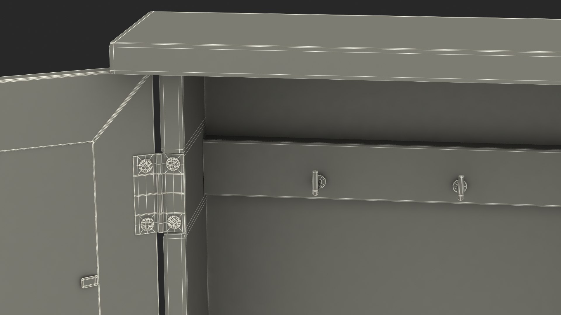 Wooden Key Holder Box 3D - TurboSquid 1817838