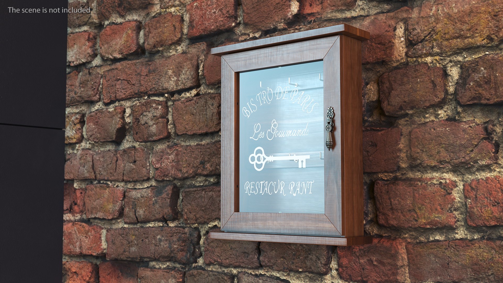 Wooden Key Holder Box 3D - TurboSquid 1817838