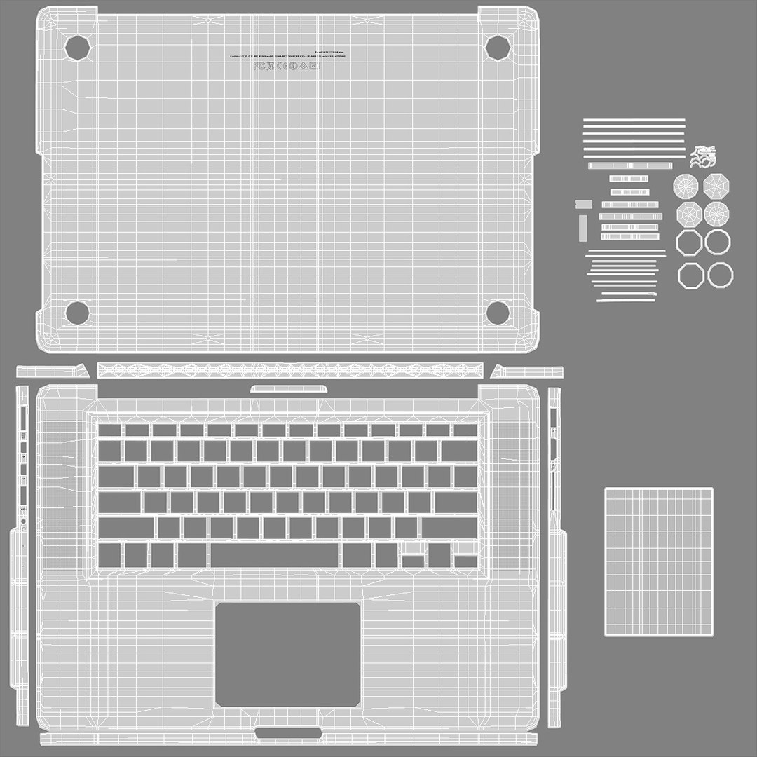 3D Laptop Computer Model - TurboSquid 2248530
