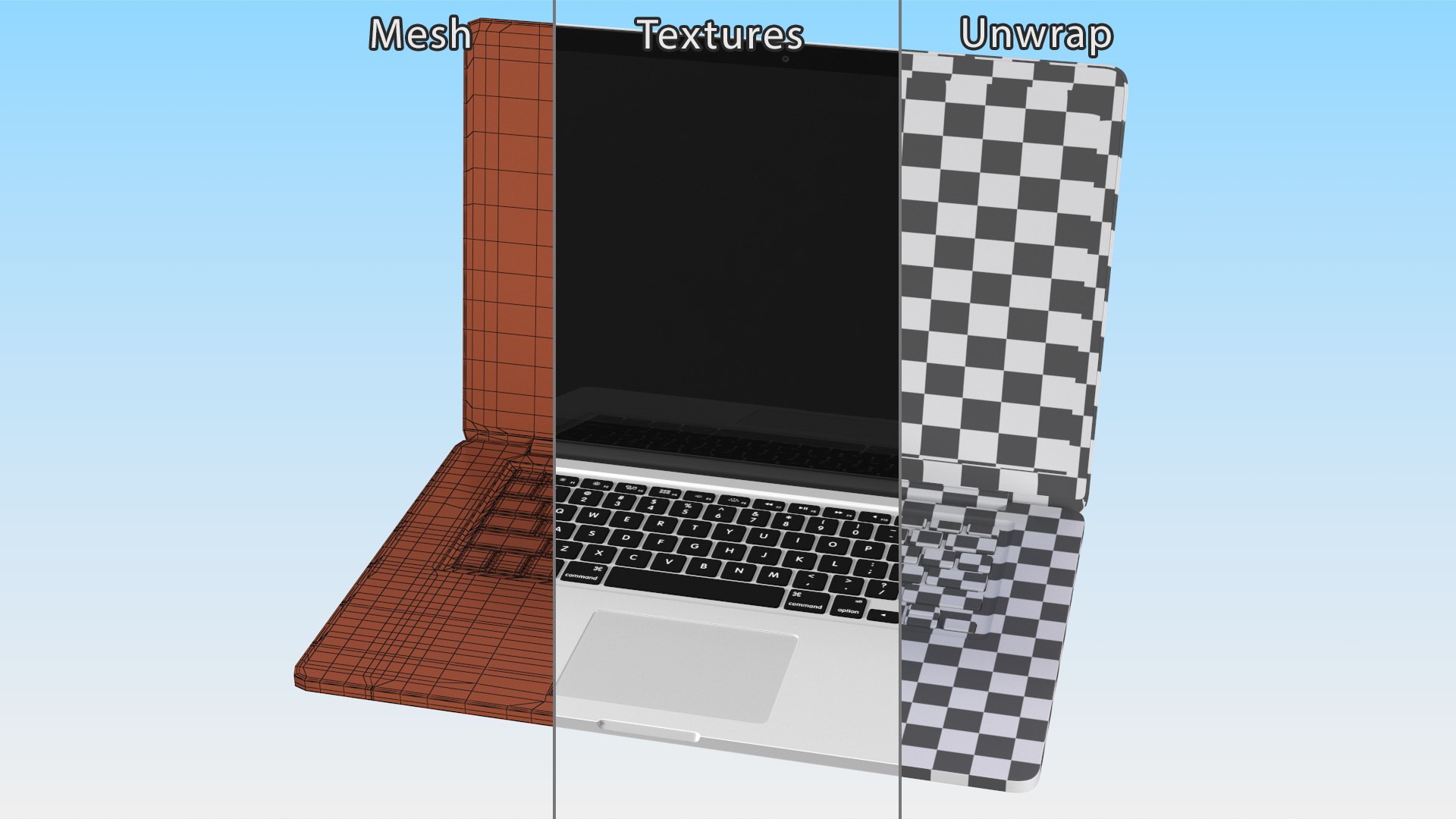3D Laptop Computer Model - TurboSquid 2248530