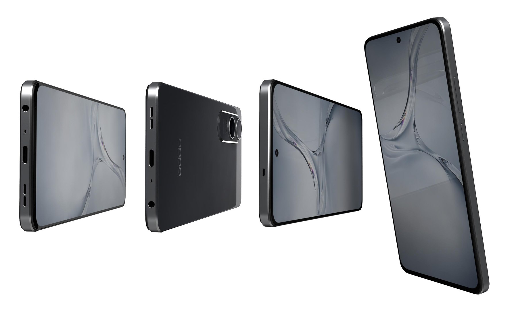 Oppo K12x Gray 3D - TurboSquid 2229981