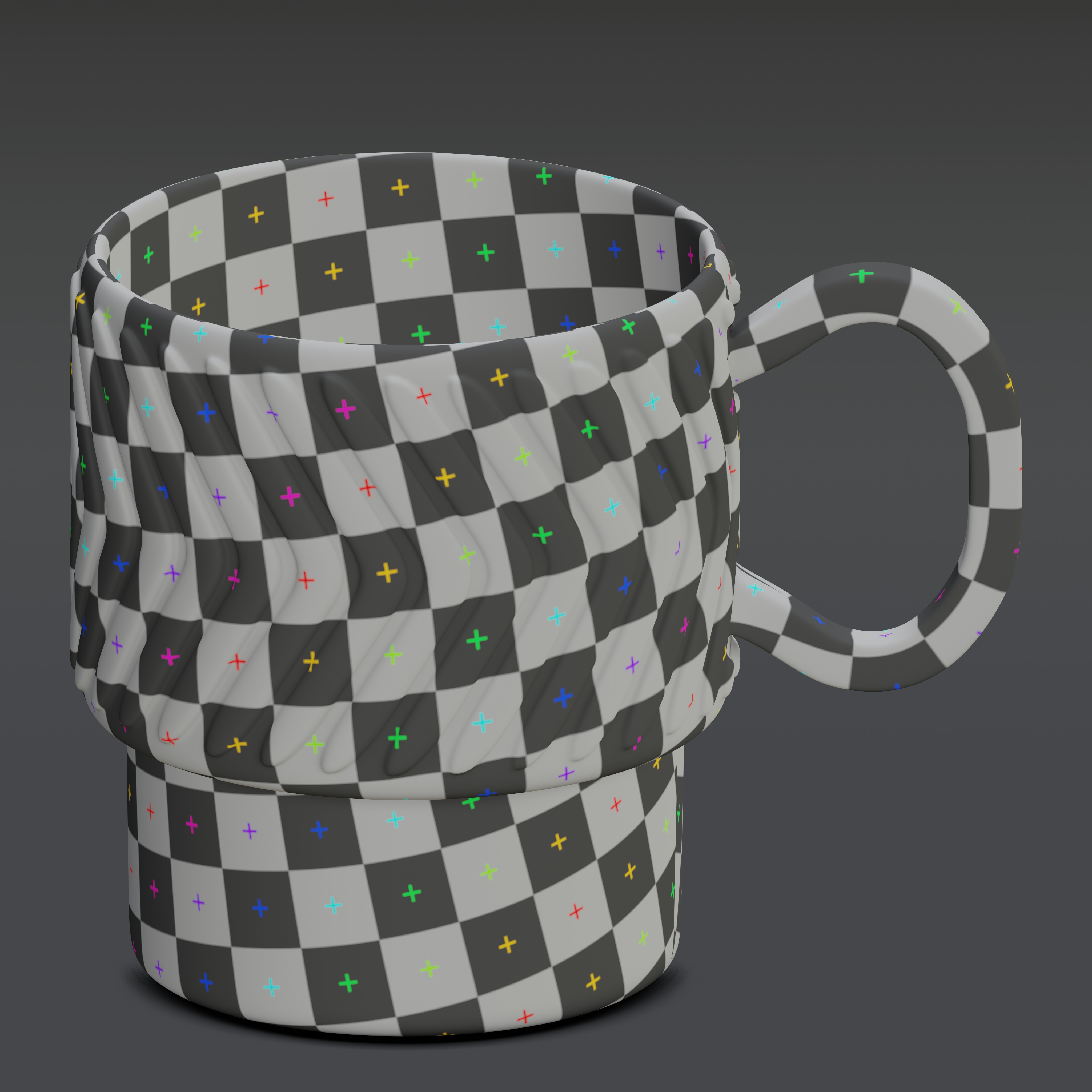 Fluted Coffee Cup 3D model - TurboSquid 1731339