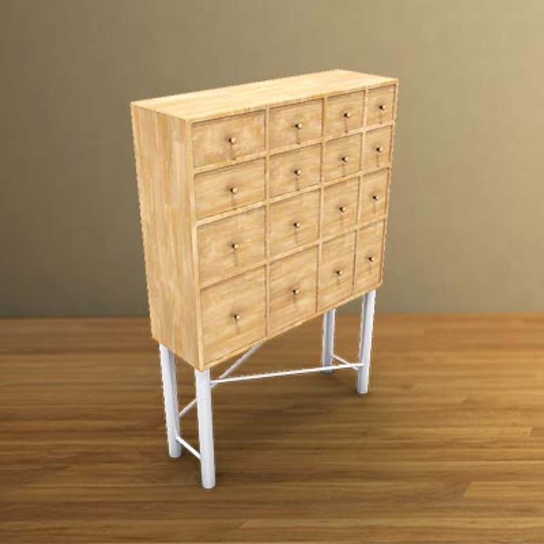 3d cabinet drawers