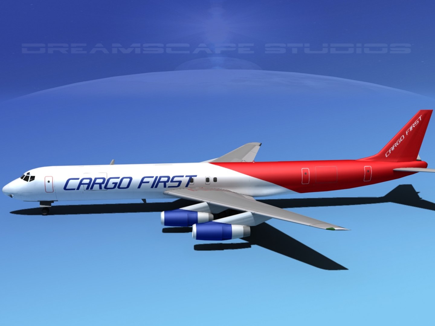 Douglas Dc-8 3d Dxf