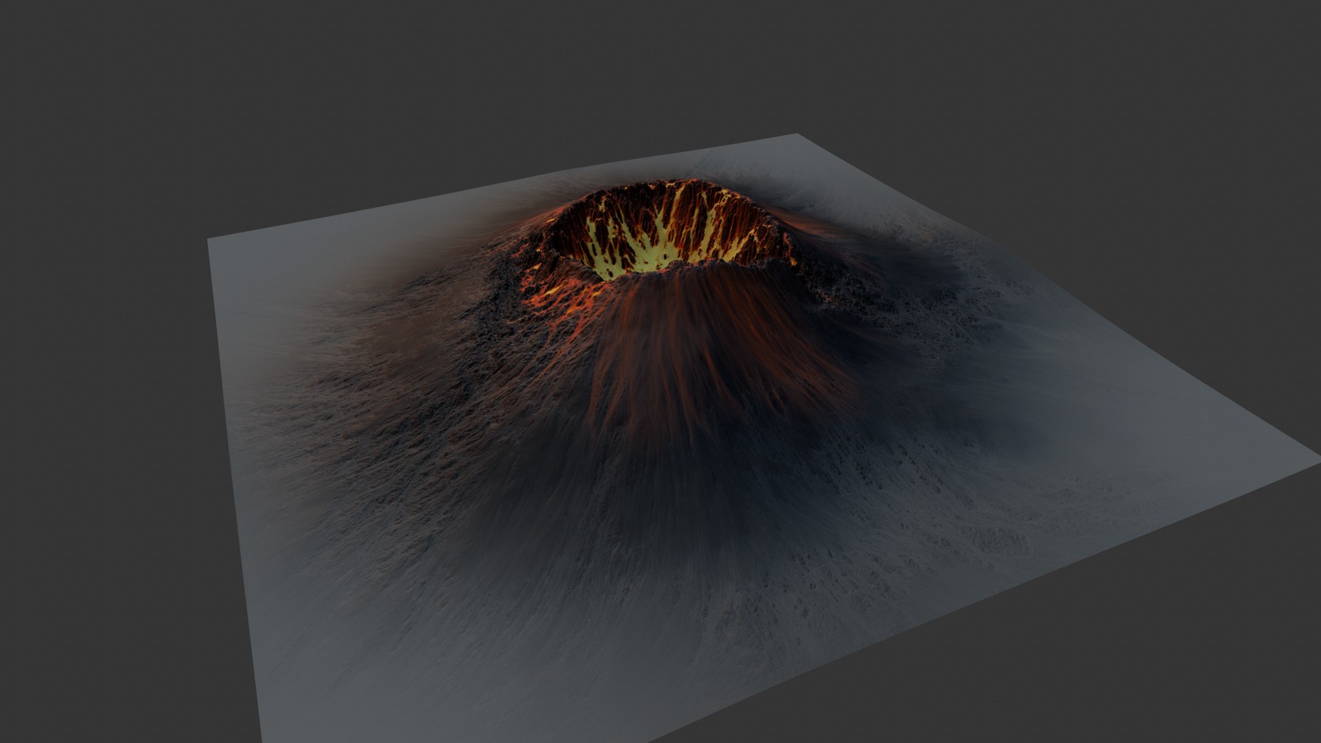 3D Model Volcano - TurboSquid 1246688