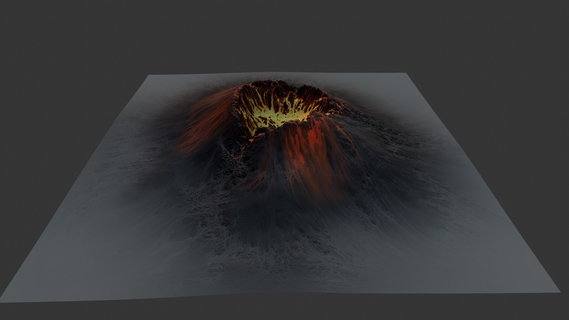 3D Model Volcano - TurboSquid 1246688