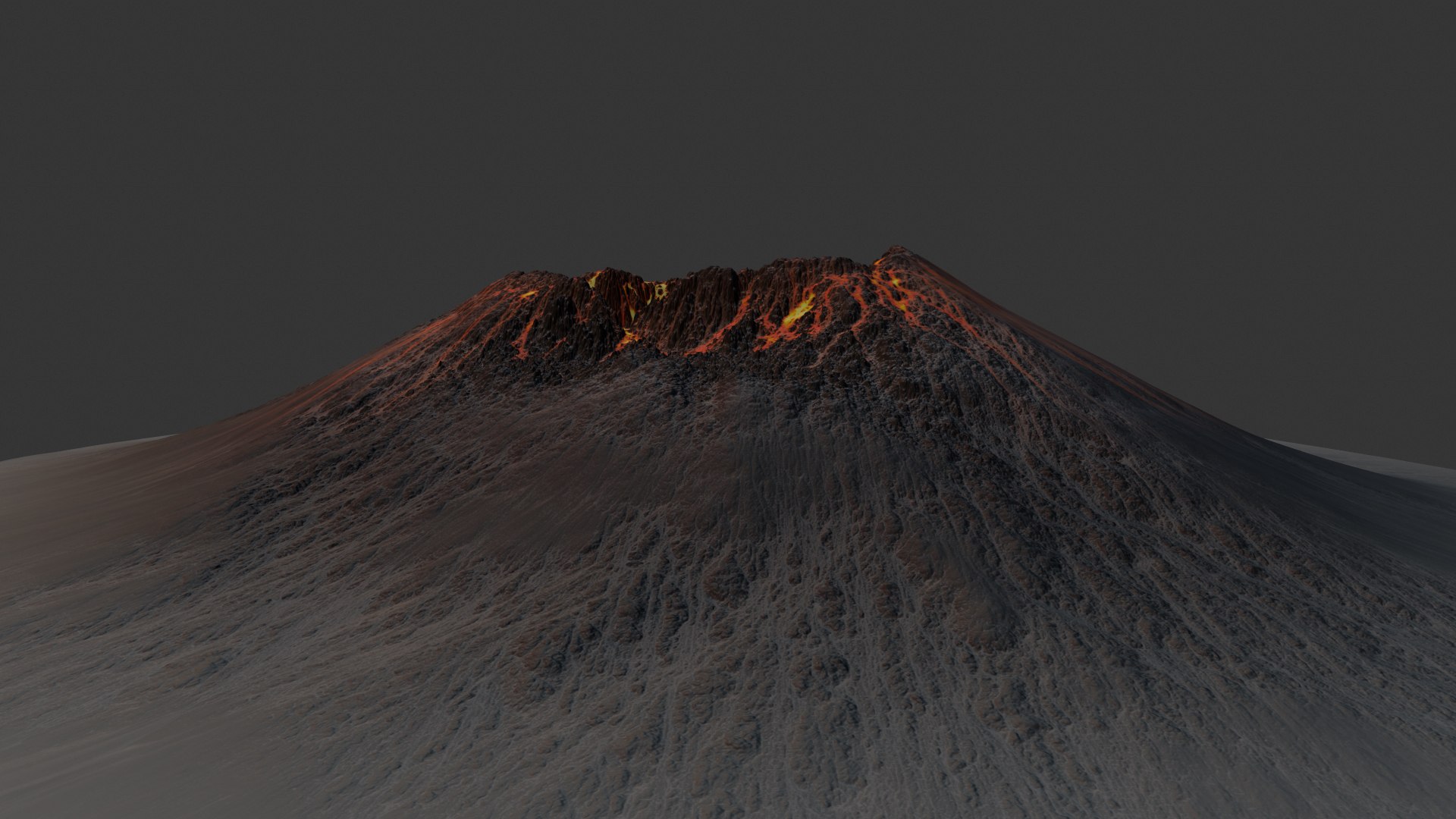3D Model Volcano - TurboSquid 1246688