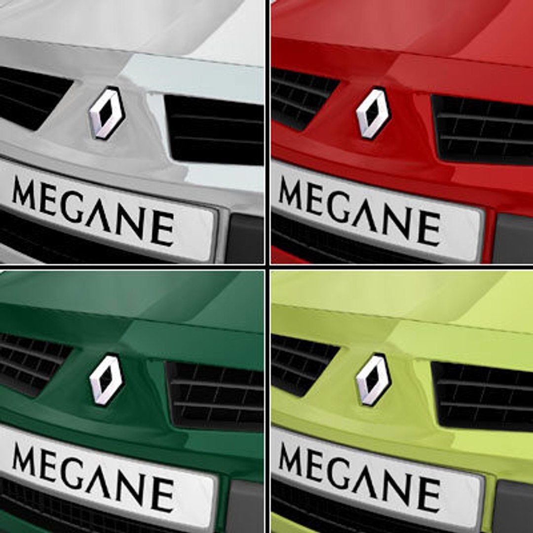 Meshsmooth Megane Car 3d Model