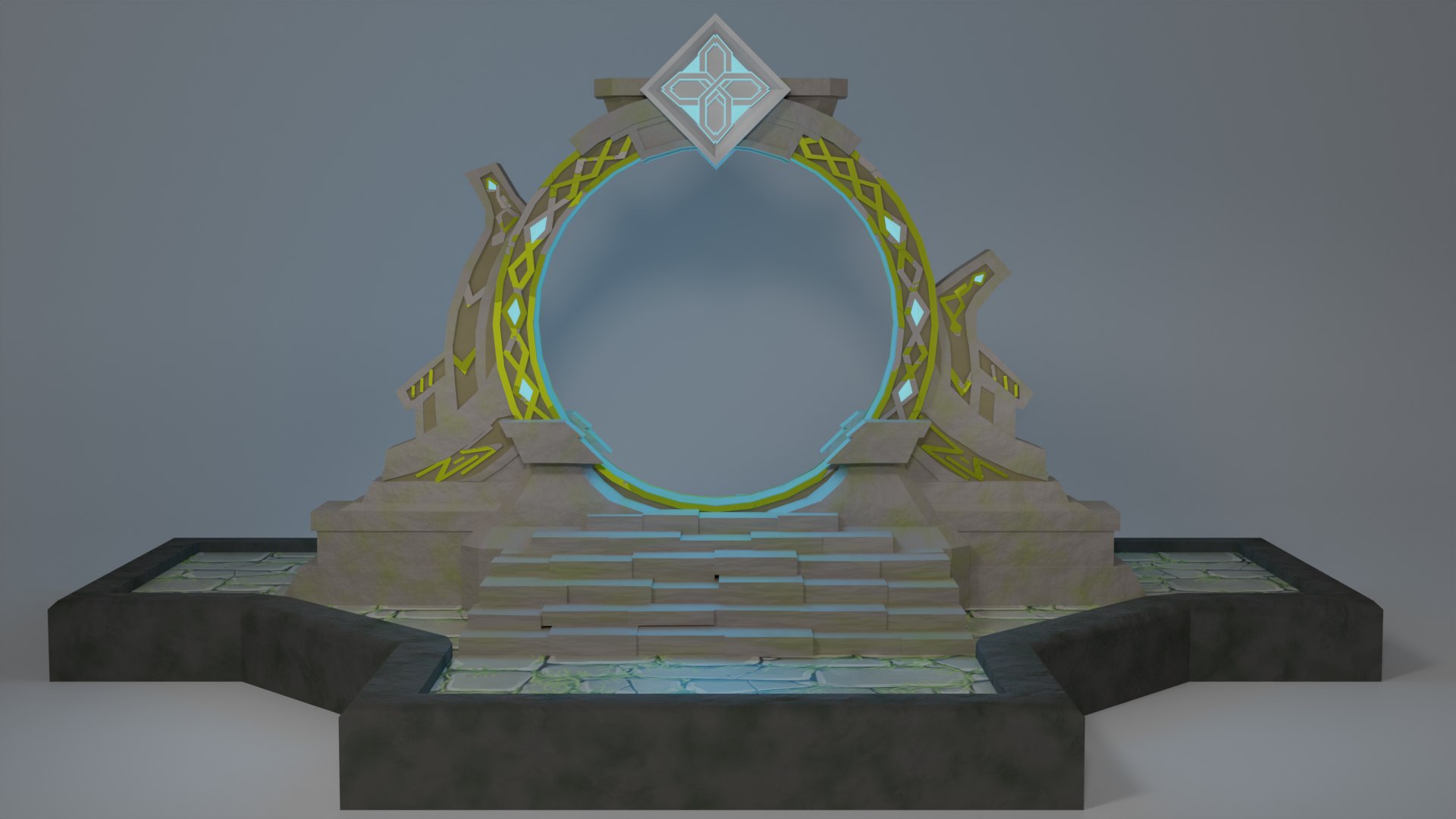 Portal To Spiral Abyss From Genshin Impact 3D Model Model - TurboSquid ...