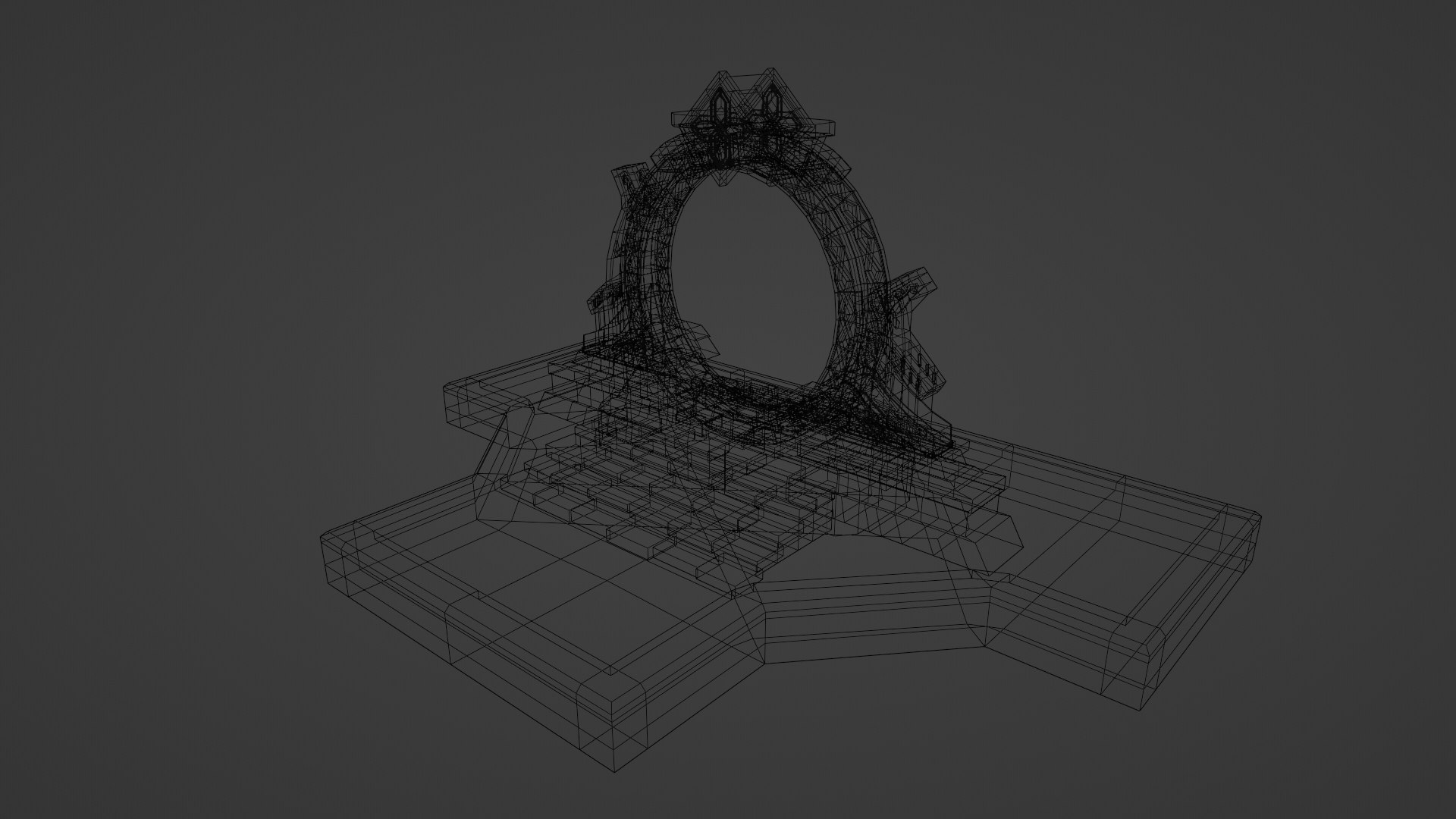 Portal To Spiral Abyss From Genshin Impact 3D Model Model - TurboSquid ...