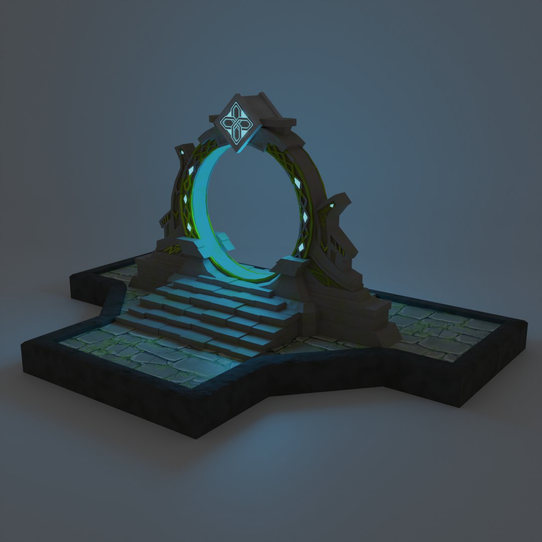 Portal to Spiral Abyss from Genshin Impact 3D model model - TurboSquid ...