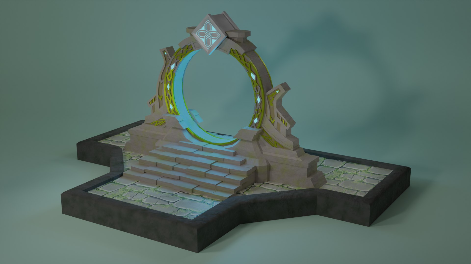 Portal To Spiral Abyss From Genshin Impact 3D Model Model - TurboSquid ...