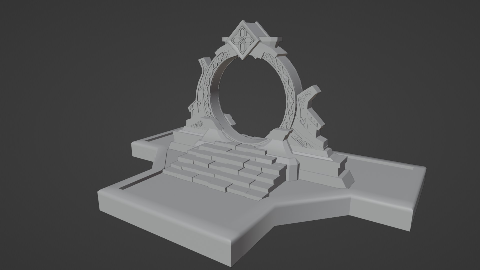 Portal To Spiral Abyss From Genshin Impact 3D Model Model - TurboSquid ...