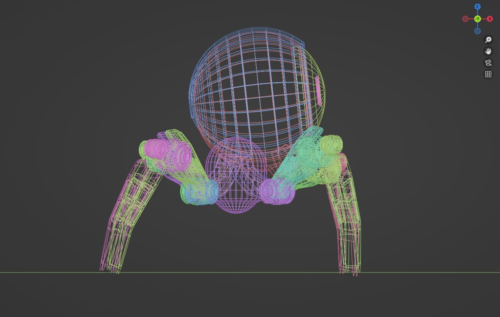 3D 3D Mini Robot Model - TurboSquid 2234740