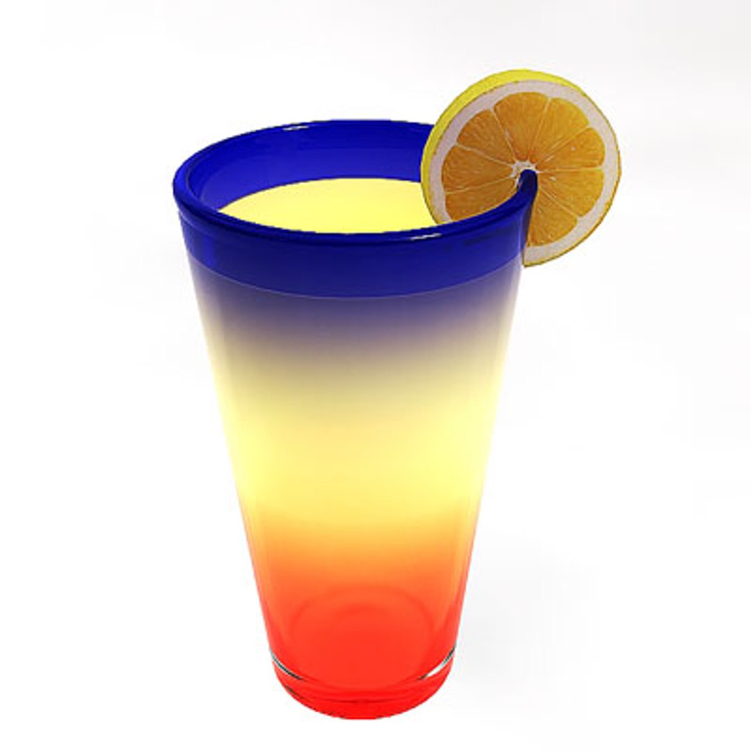 3d Model Tequila Sunrise