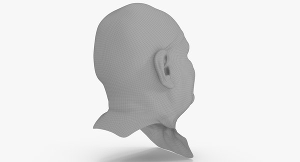 3D model Homer Human Head Jaw Thrust AU29 Clean Scan - TurboSquid 1748772