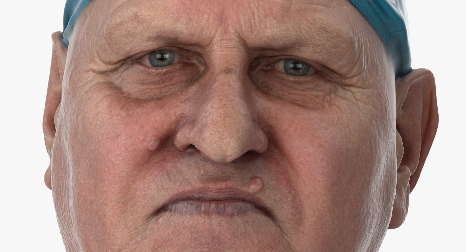 3D Model Homer Human Head Jaw Thrust AU29 Clean Scan - TurboSquid 1748772