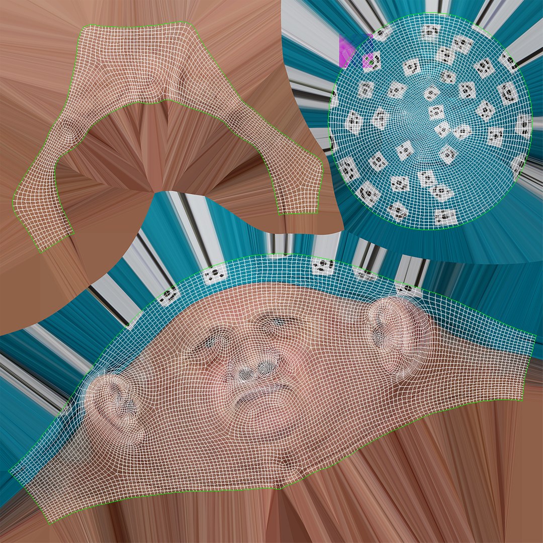 3D model Homer Human Head Jaw Thrust AU29 Clean Scan - TurboSquid 1748772