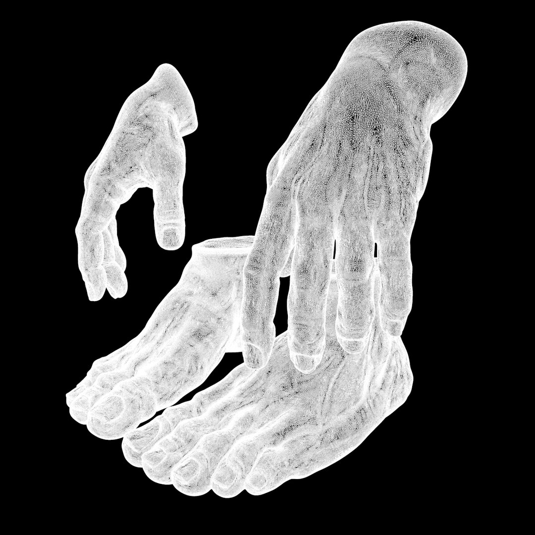 3D Hand Foot Combo Model - TurboSquid 1378597