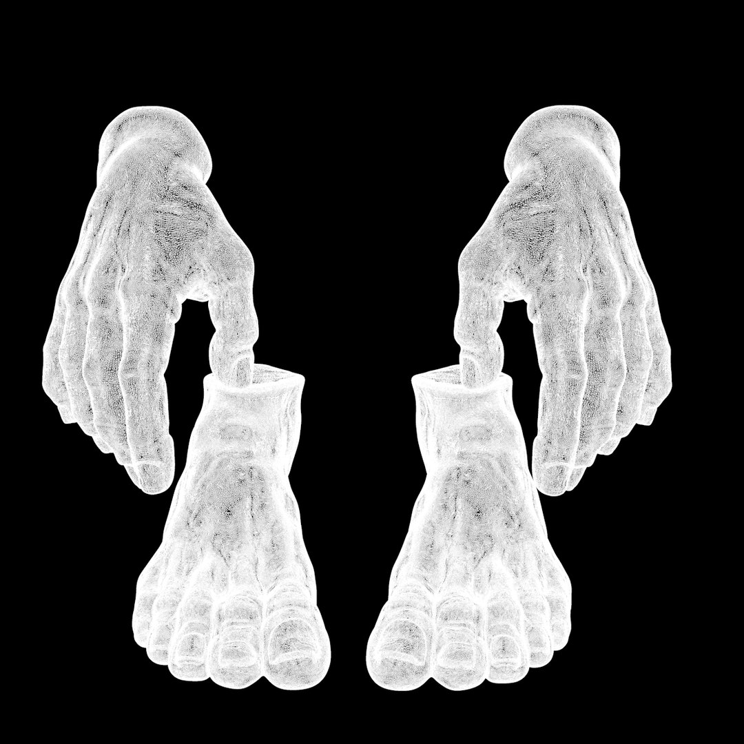 3D Hand Foot Combo Model - TurboSquid 1378597