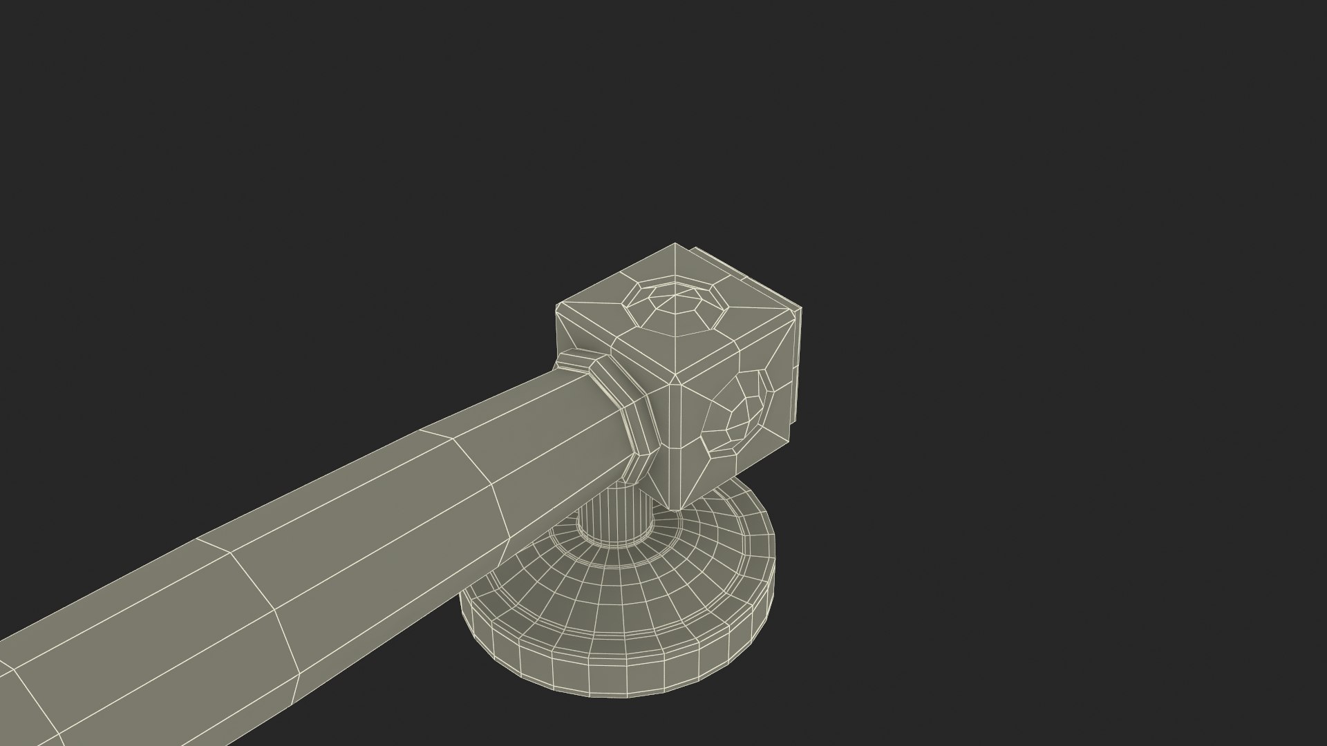 3D Door Handle Designer Metal - TurboSquid 2243041