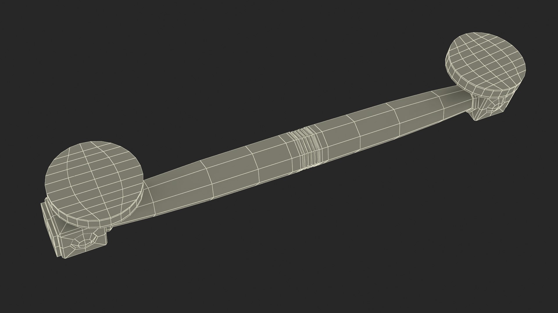 3D Door Handle Designer Metal - TurboSquid 2243041