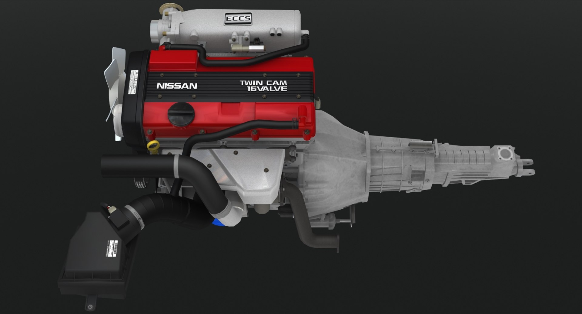 3D nissan ca18det 1 8l - TurboSquid 1434180