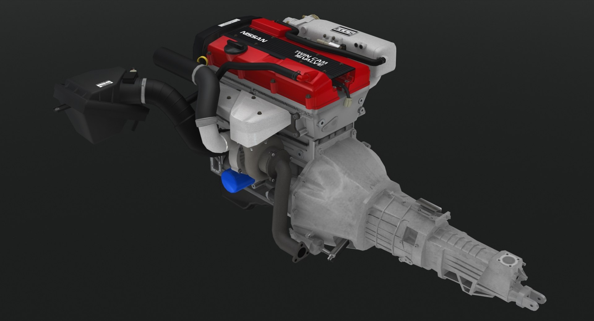 3D nissan ca18det 1 8l - TurboSquid 1434180