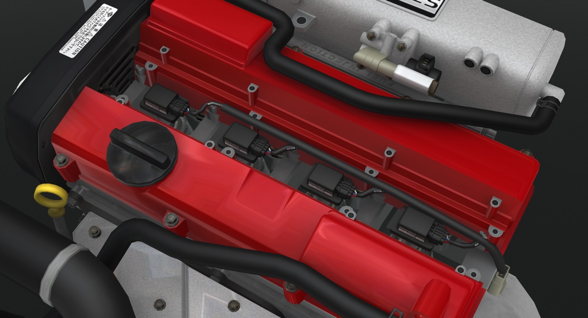 3D nissan ca18det 1 8l - TurboSquid 1434180