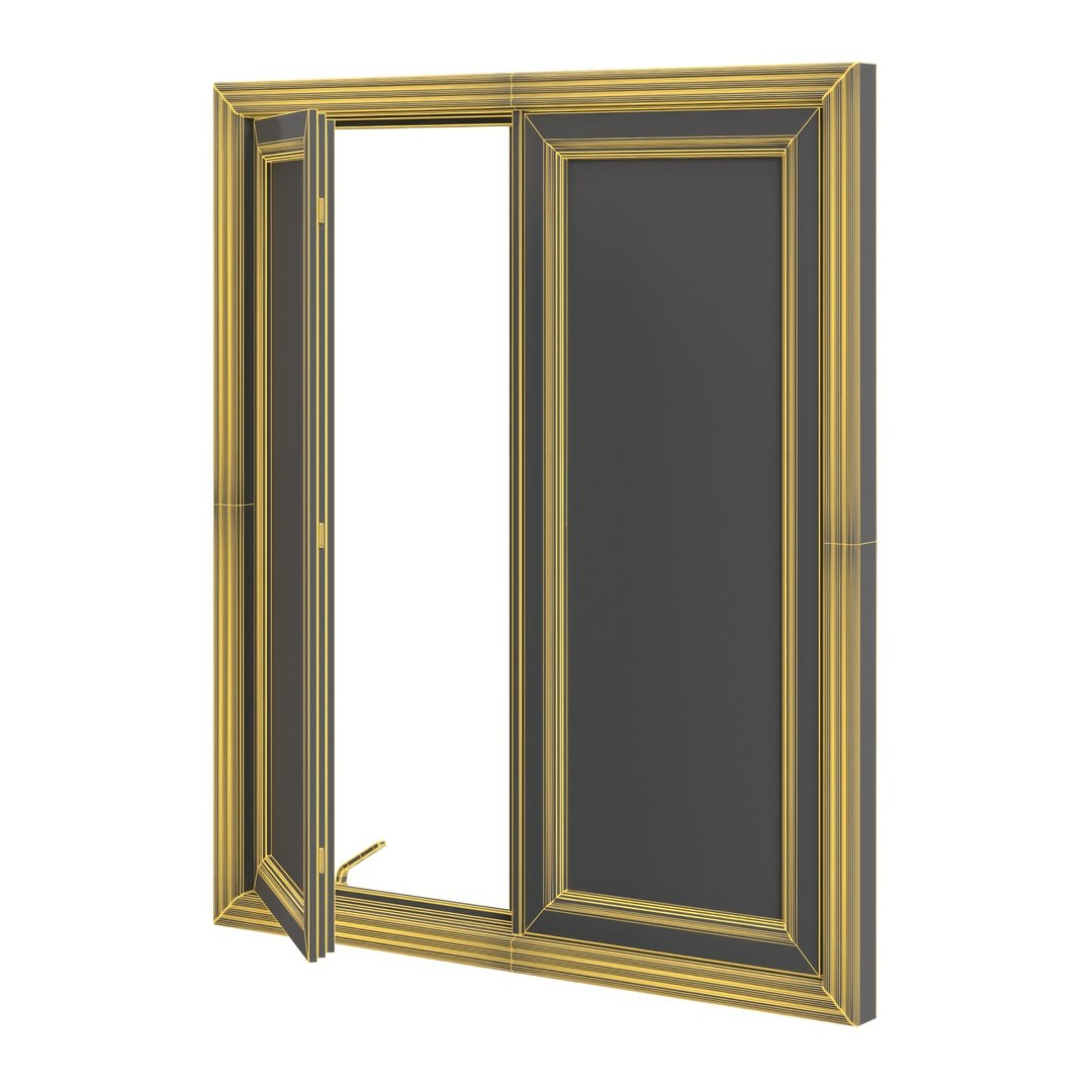 3D Model Casement Window PBR - TurboSquid 2222445