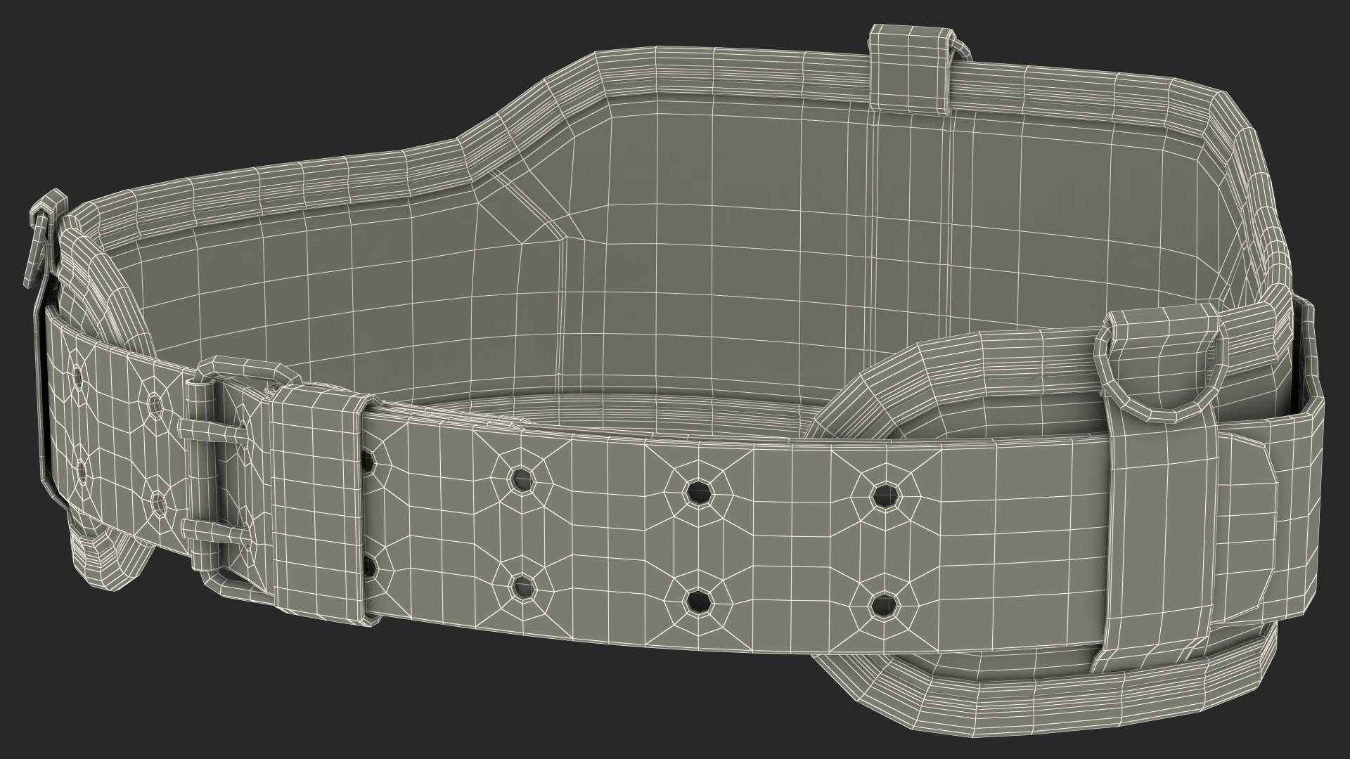 3D Heavy Duty Padded Tool Belt Dusty - TurboSquid 1808608
