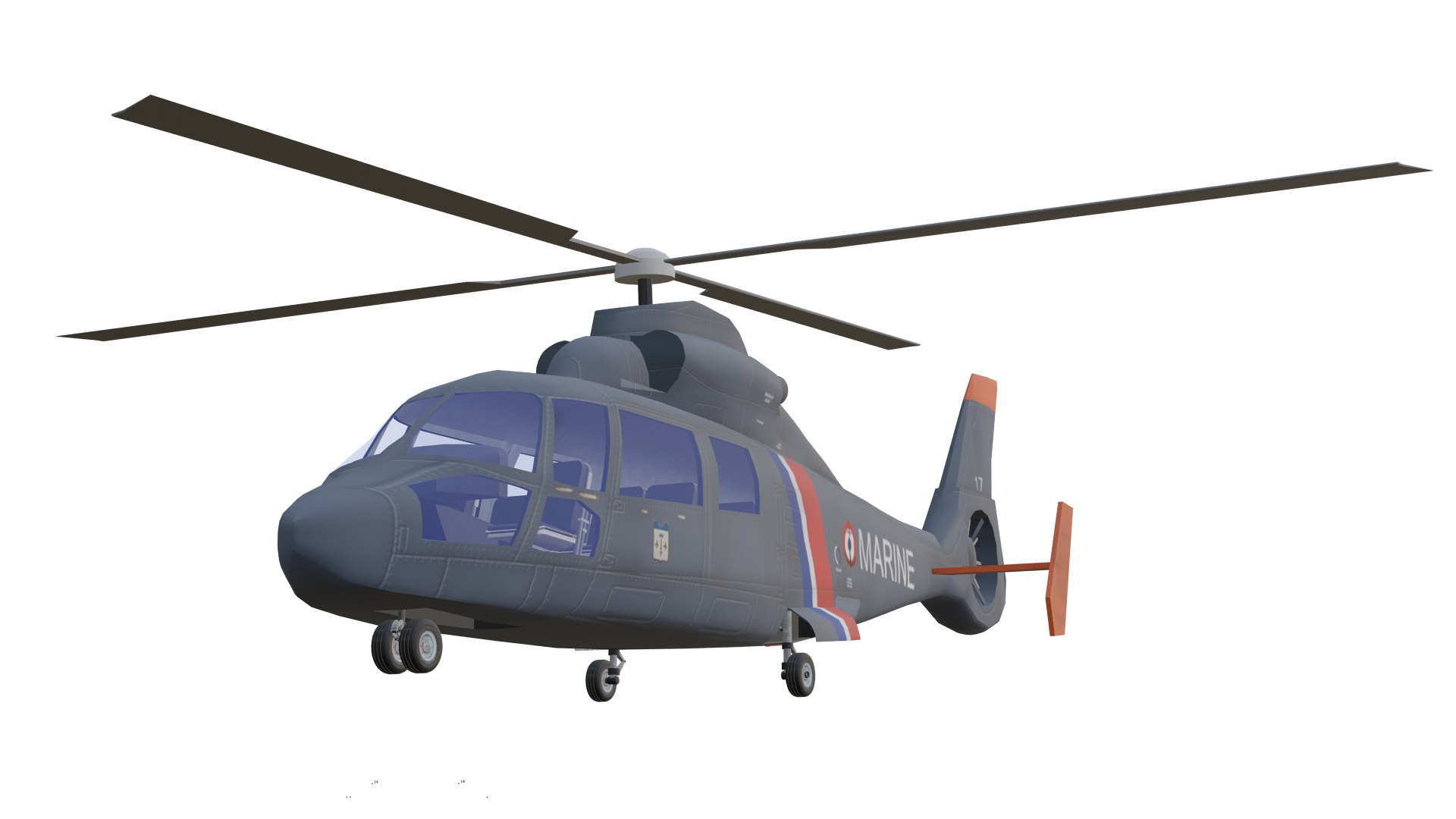 Airbus Helicopter S365 Dauphin 3D - TurboSquid 2341611