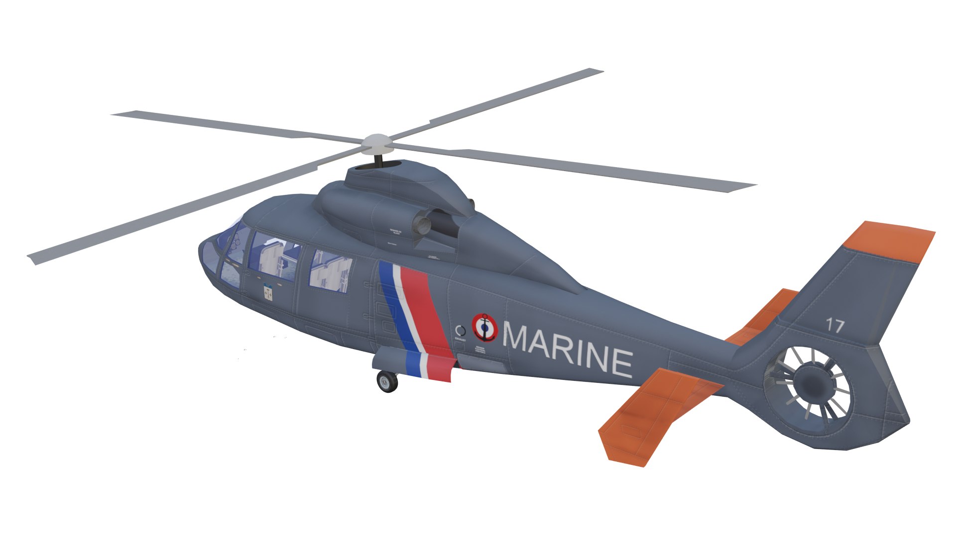 Airbus Helicopter S365 Dauphin 3D - TurboSquid 2341611