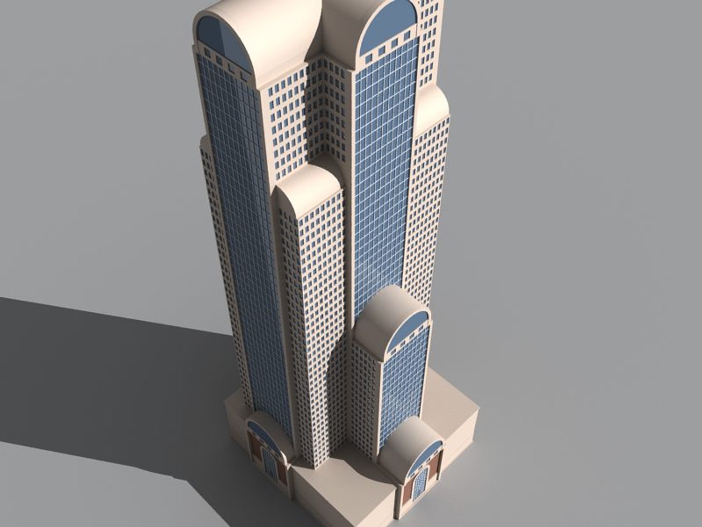 3d Model Comerica Bank Tower Dallas