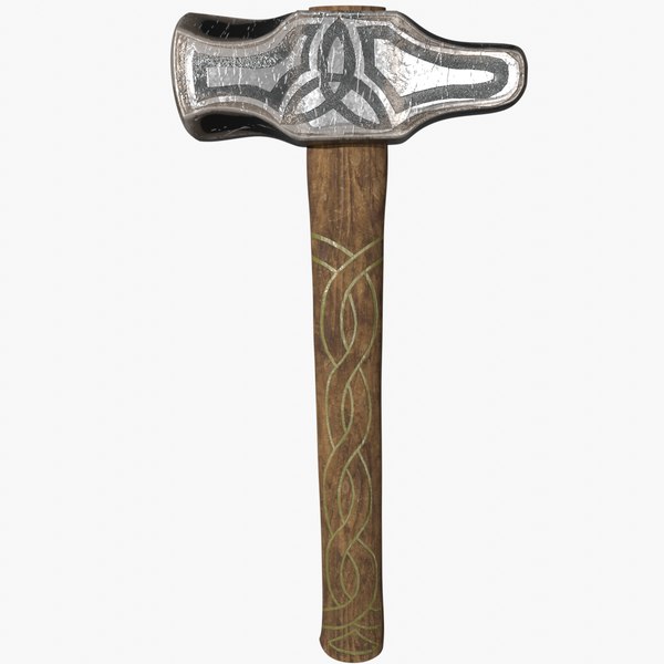 3D Blacksmith Hammer 1C - TurboSquid 1867118
