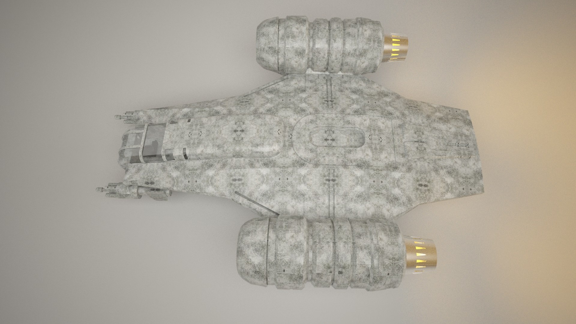 Mando Ship 3D Model - TurboSquid 1686822