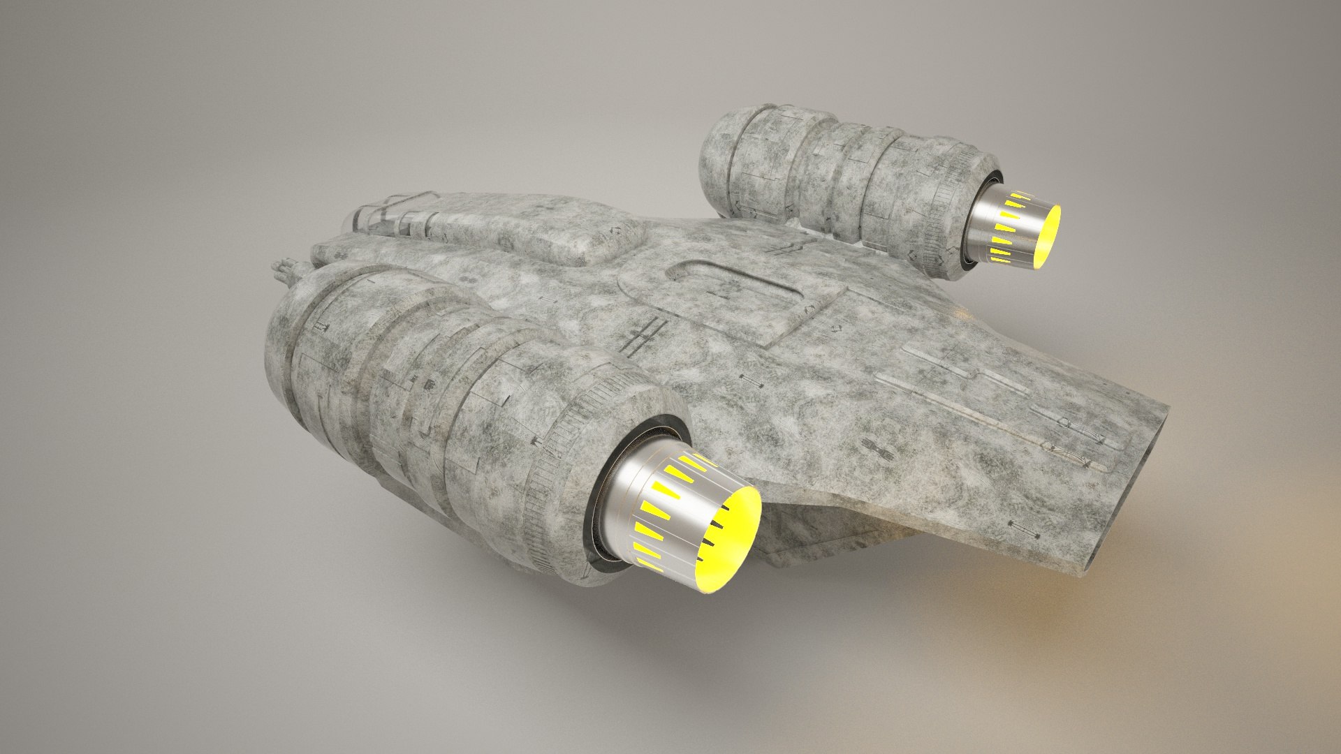 Mando Ship 3D Model - TurboSquid 1686822
