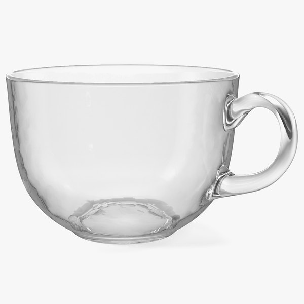 modelo 3d Transparent Empty Tea Cup - TurboSquid 2083698