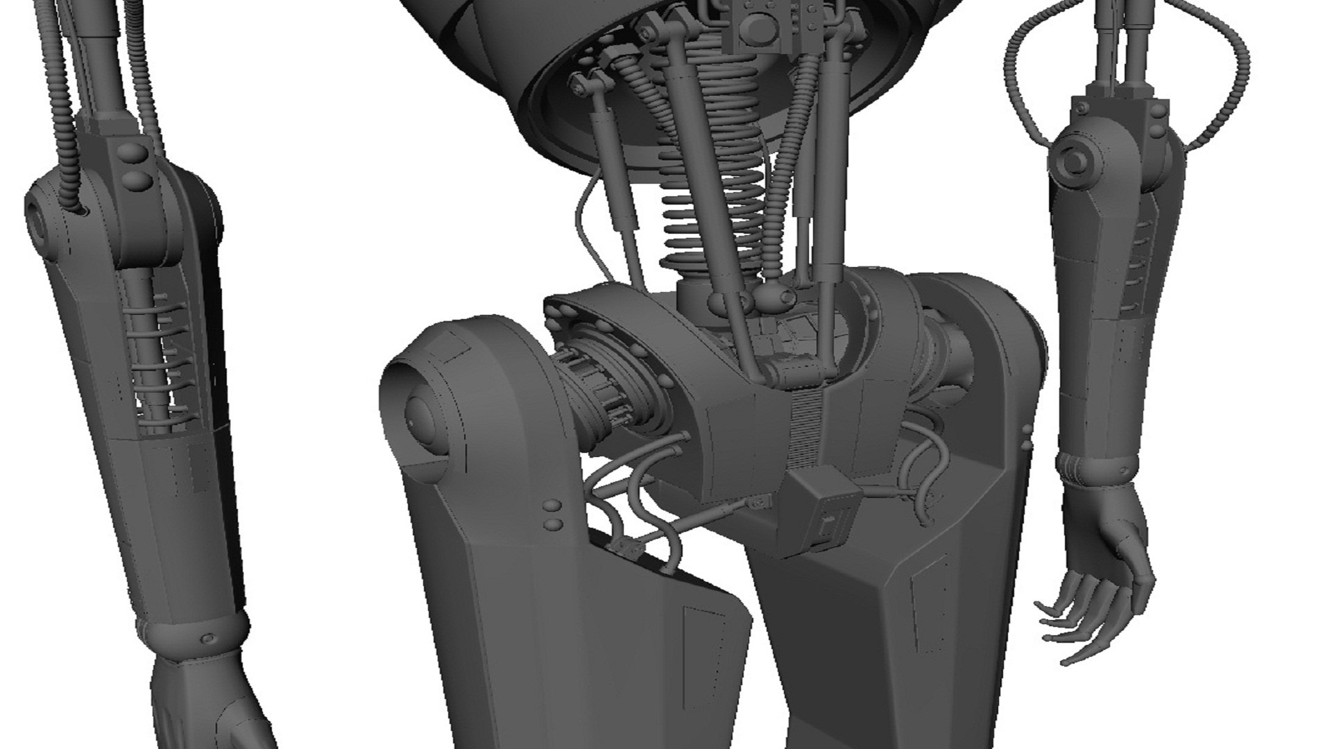 Robot Droid 3D - TurboSquid 2110721