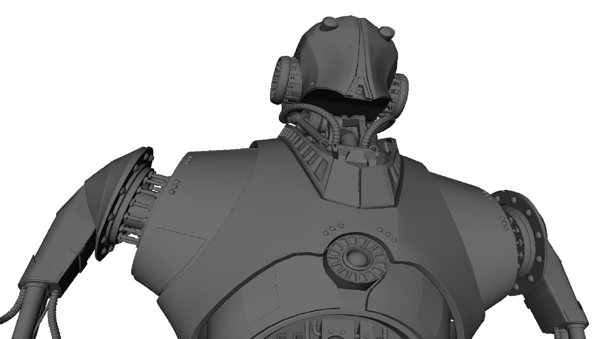Robot Droid 3D - TurboSquid 2110721