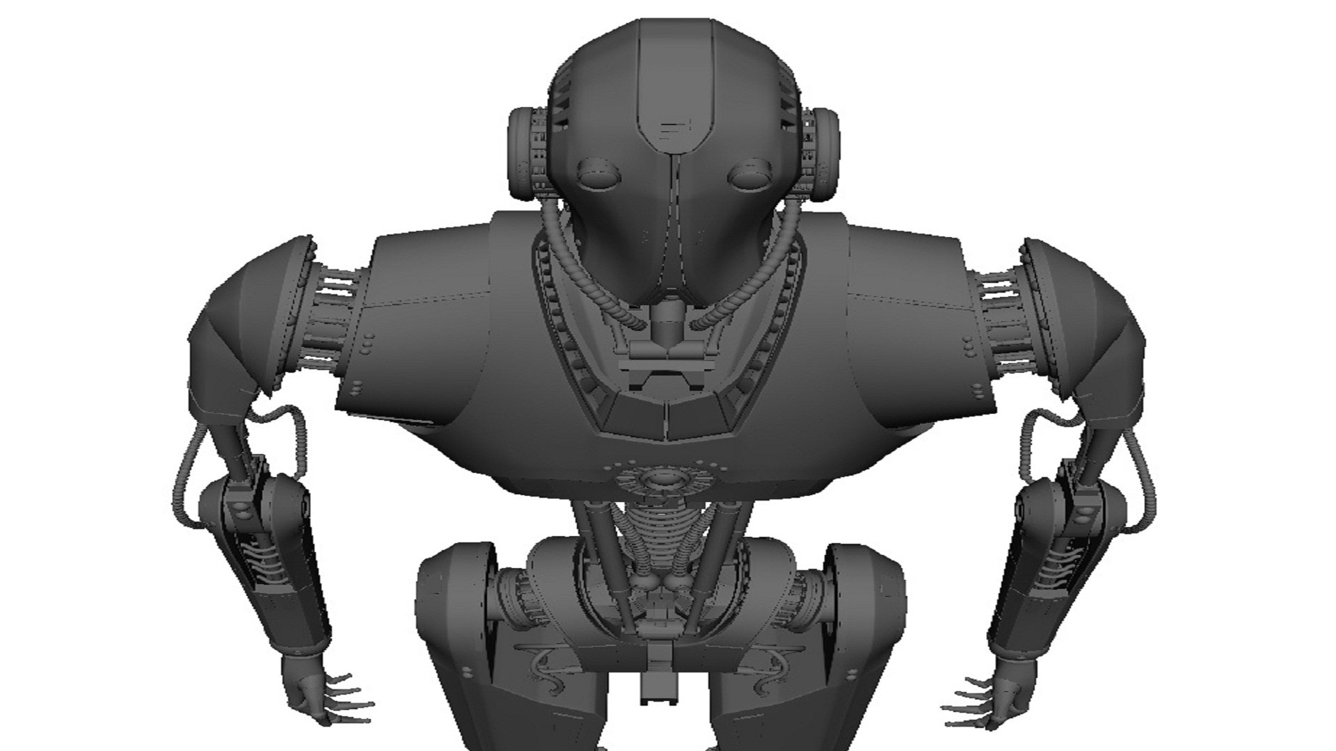 Robot Droid 3D - TurboSquid 2110721