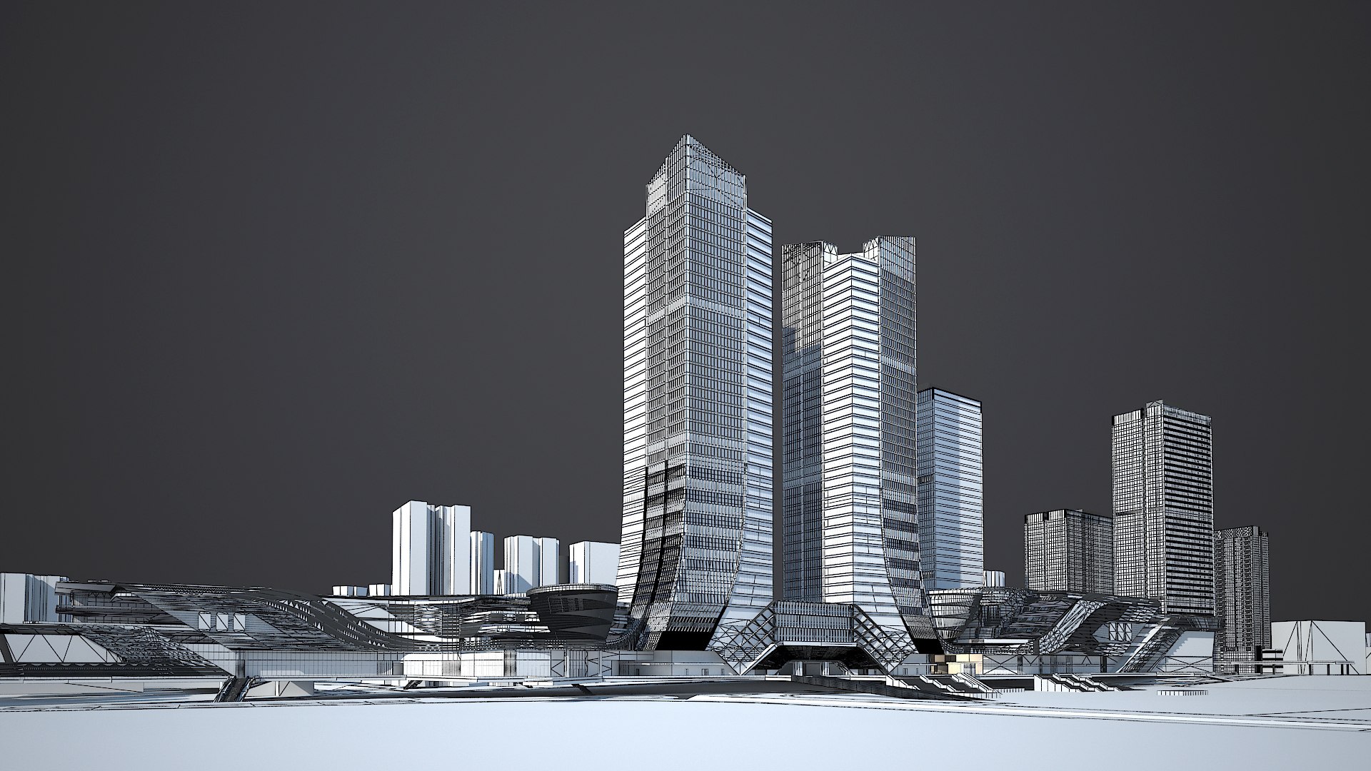 3D Modern Building 51 - TurboSquid 1854676