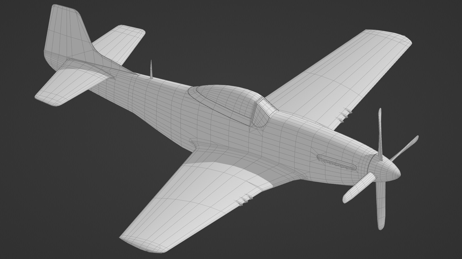 3D Model Mustang P51 SC - TurboSquid 2225982