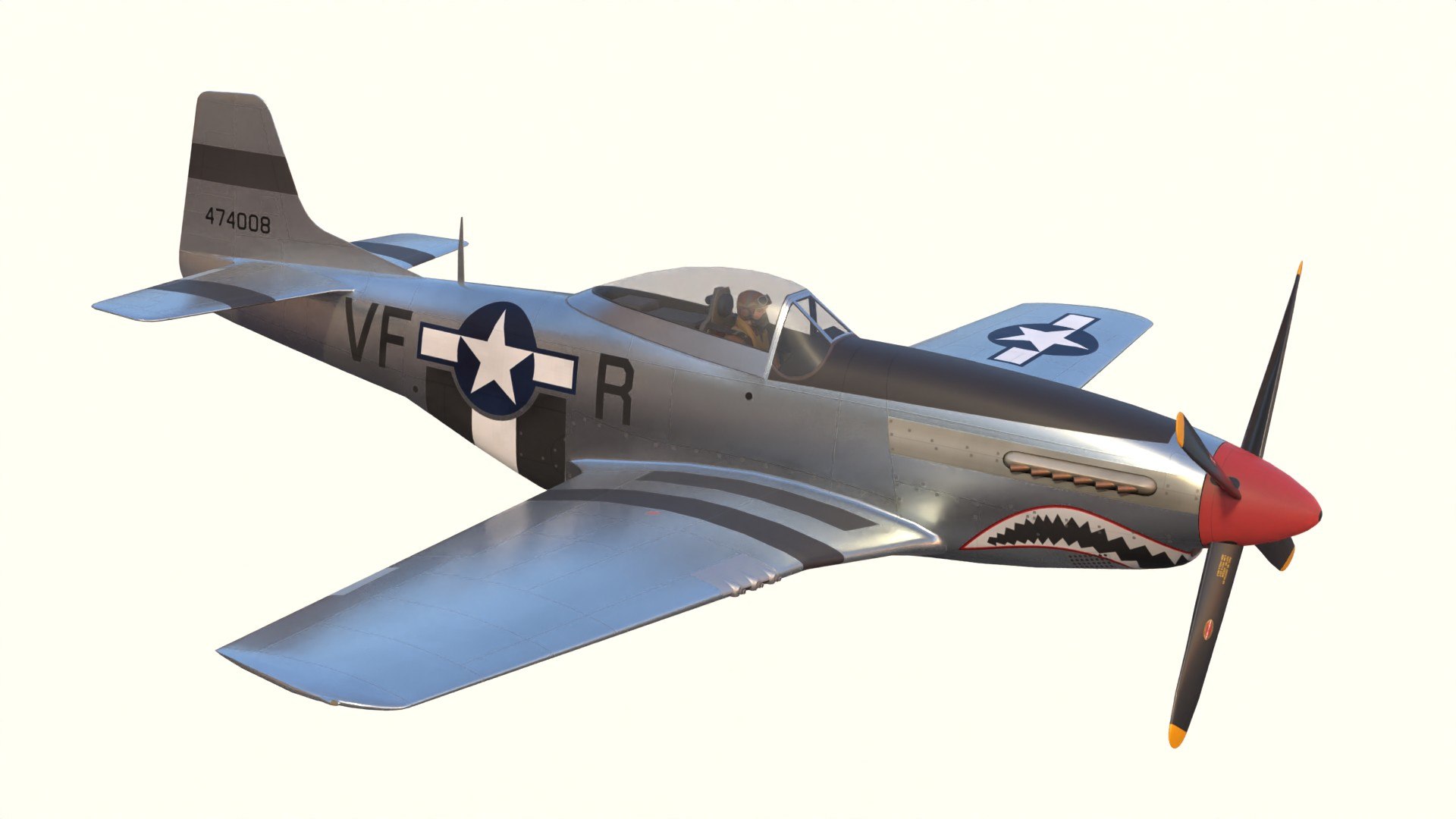 3D Model Mustang P51 SC - TurboSquid 2225982