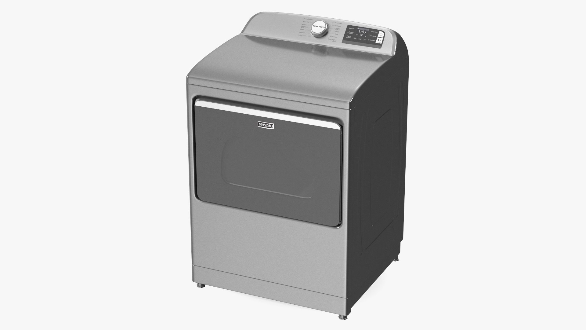 3D Maytag Clothes Dryer Machine Metallic model - TurboSquid 2098702