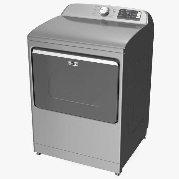 modelo 3d Maytag Clothes Dryer Machine Metallic - TurboSquid 2098702