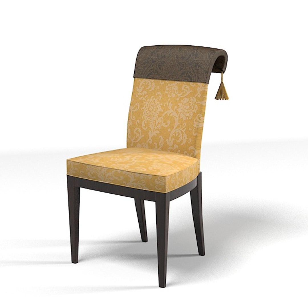 Classic Dining Chair 3d Model