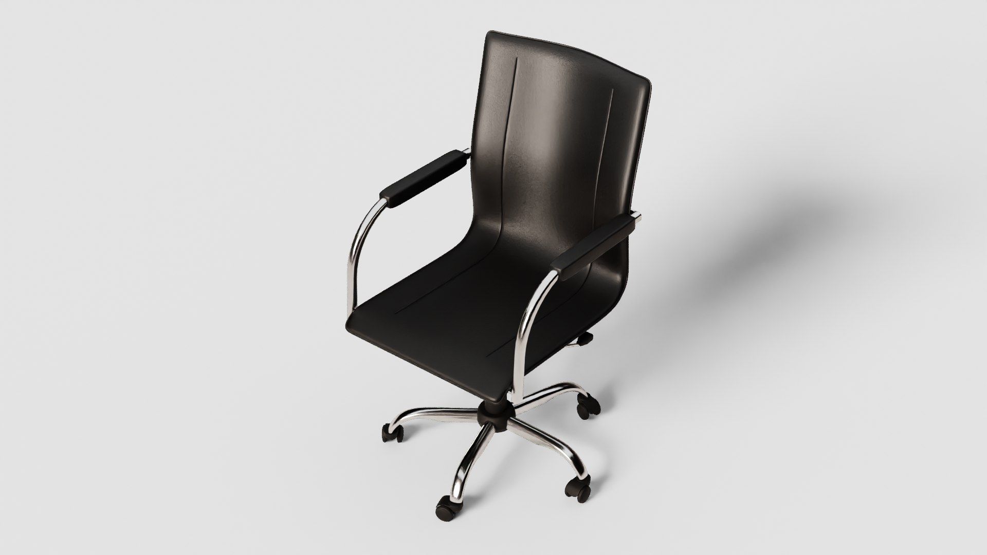 3D Office Studio Interior ArmChair Lowpoly Best Chair 3D Model Blender ...