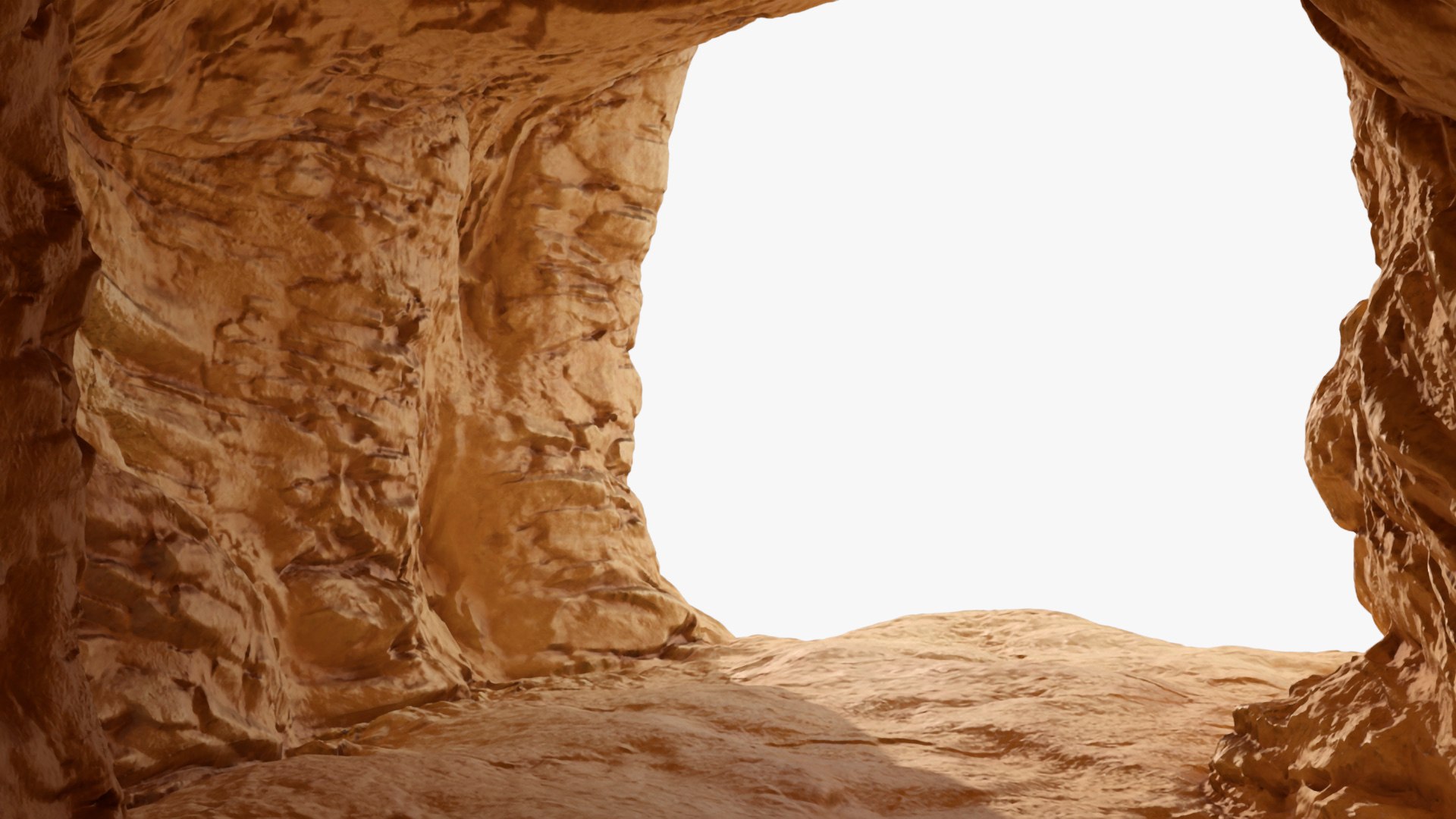 Realistic Cave Sandy Model - TurboSquid 2292744